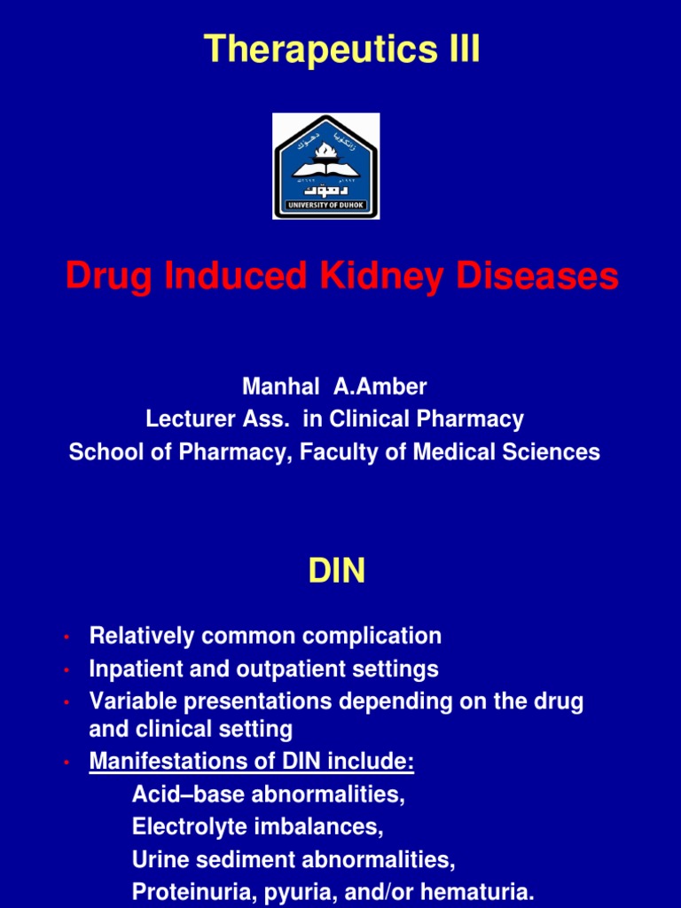 Drug Induced Kidney Diseases | PDF | Nonsteroidal Anti Inflammatory ...