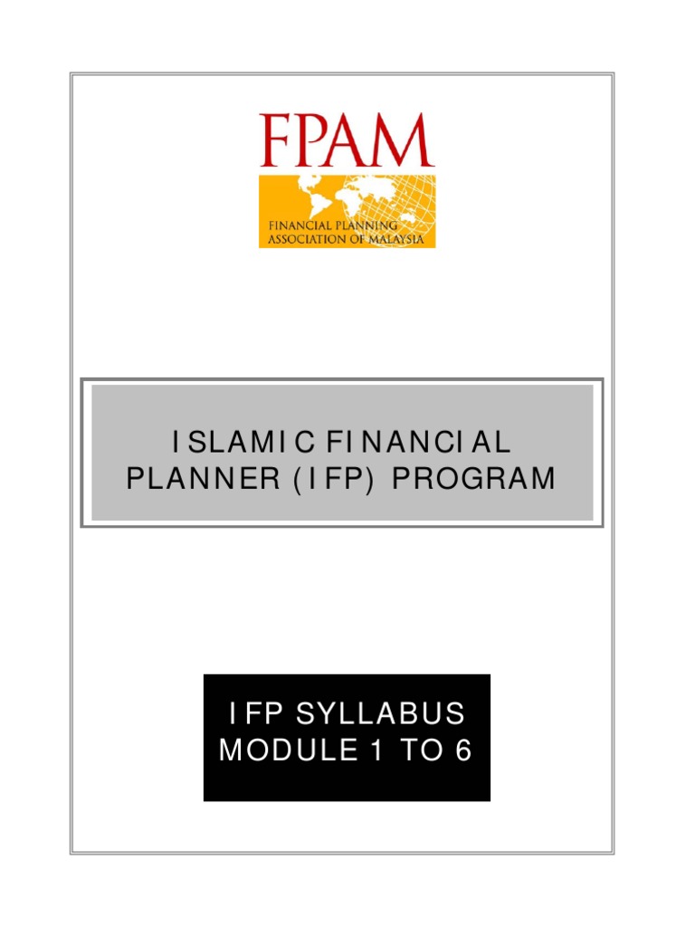 IFP Syllabus | PDF | Islamic Banking And Finance | Investing