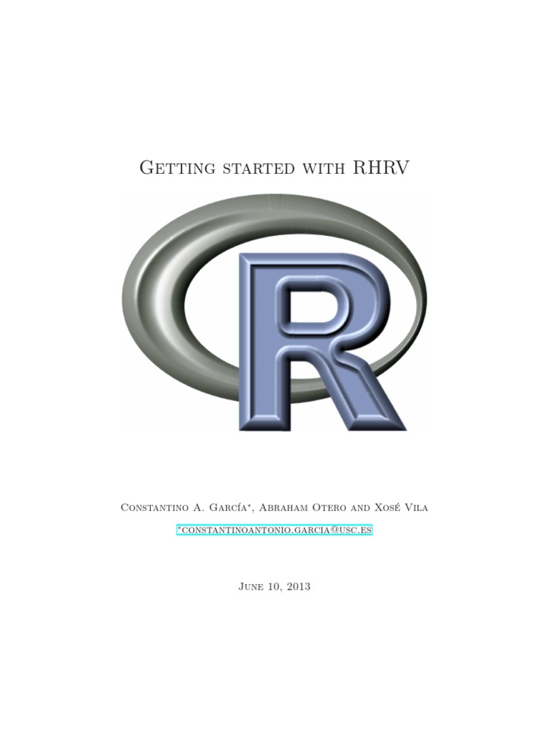 RH RV Tutorial | Download Free PDF | Wavelet | Heart Rate