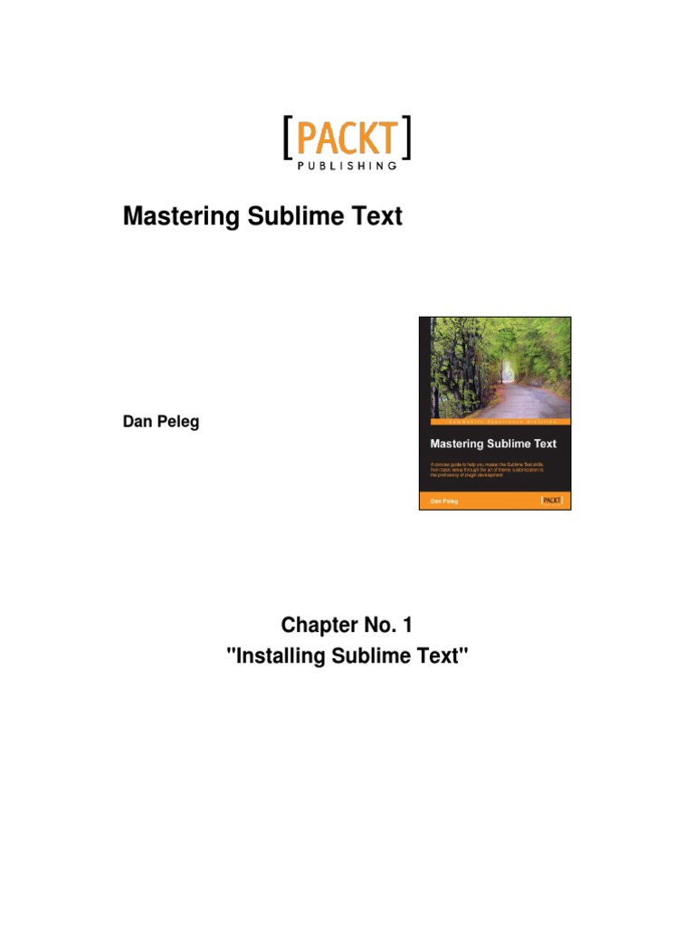 Mastering Sublime Text Sample Chapter | PDF | Command Line Interface ...