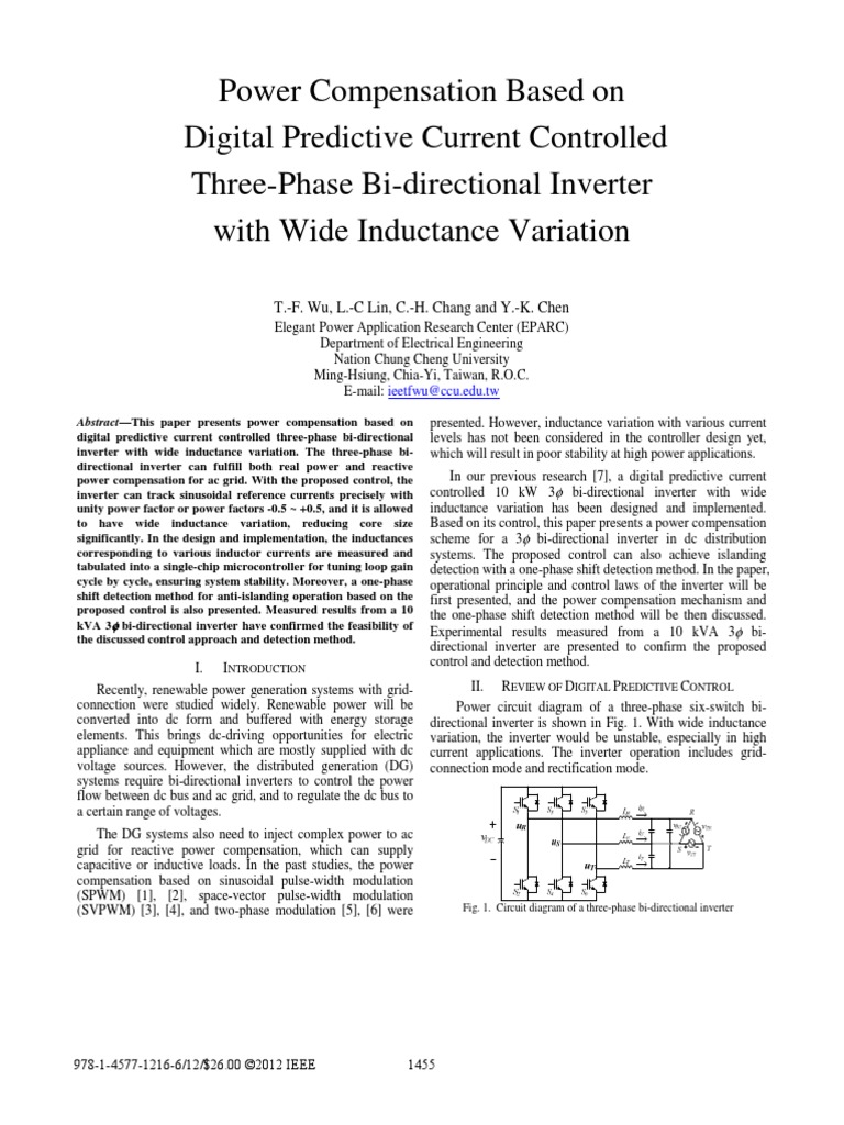 Bi Directional Inverter | PDF | Power Inverter | Power Electronics