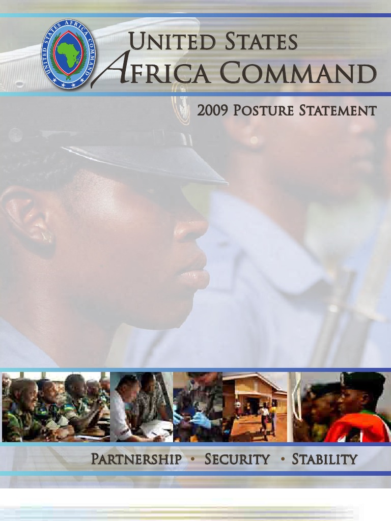 United States Africa Command 2009 Posture Statement | PDF | Defense ...