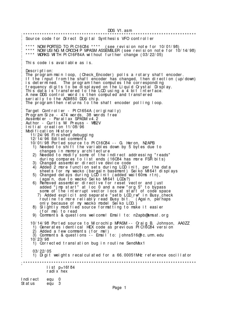 Pic | PDF | Binary Coded Decimal | Pic Microcontroller