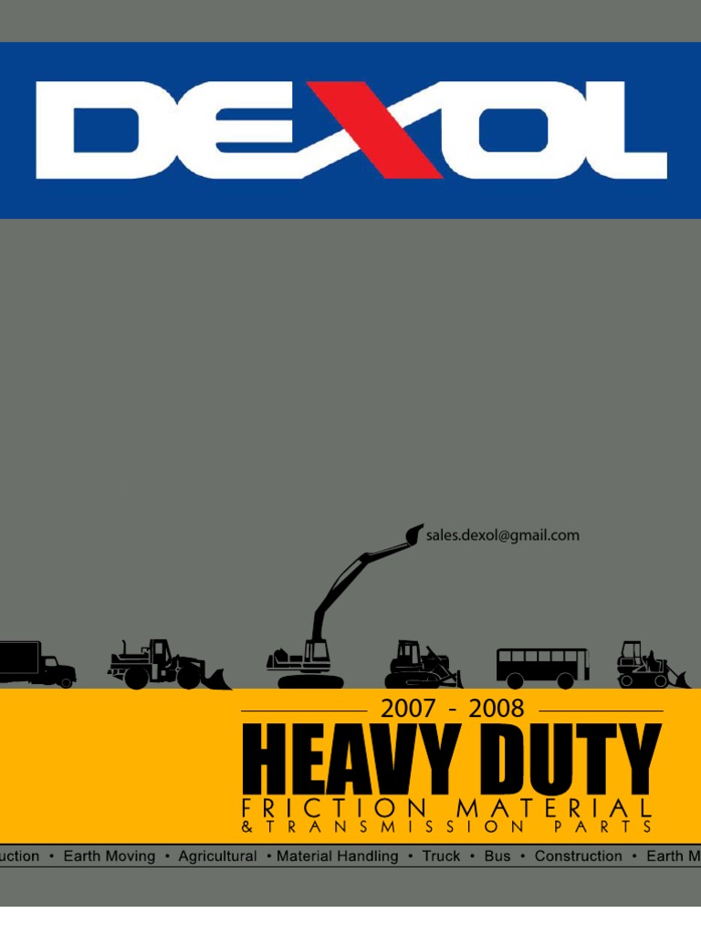 Dexol Heavy Duty Catalog - 2007 | PDF | Clutch | Motor Vehicle