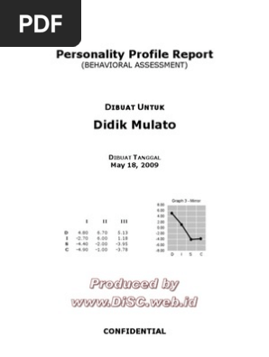 Soal Test Disc Excel - Serdadu Guru