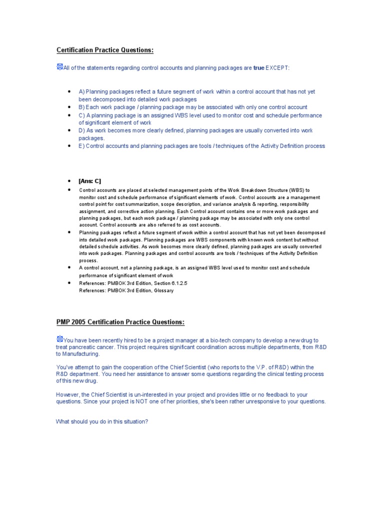 Certification Practice Questions Pdf Standard Deviation Variance