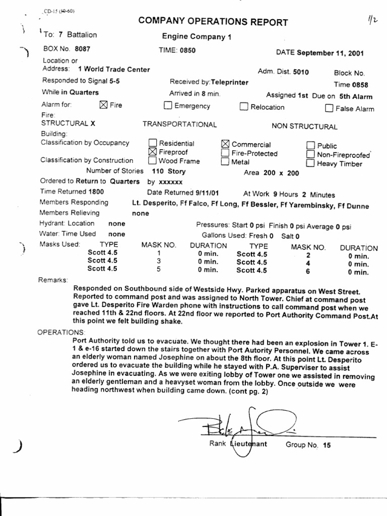 Company Operation Reports | Download Free PDF | World Trade Center ...