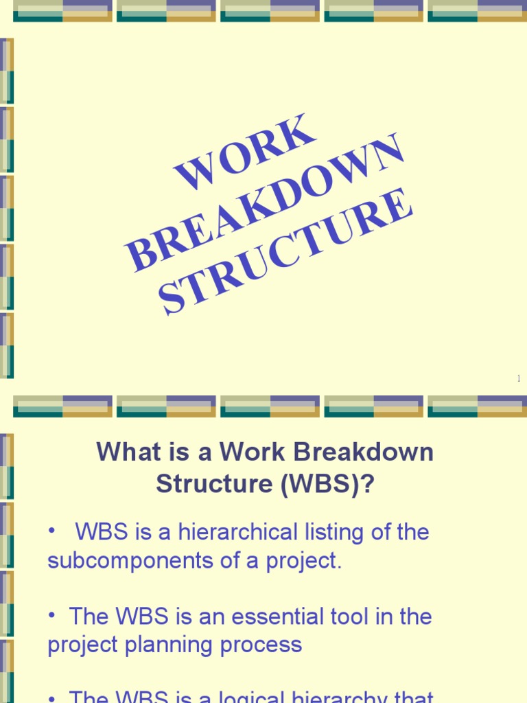 Work Breakdown Structure | PDF | Systems Science | Business