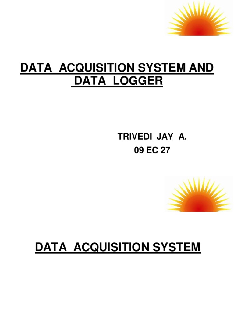 Data Log | PDF | Data Acquisition | Computer Engineering