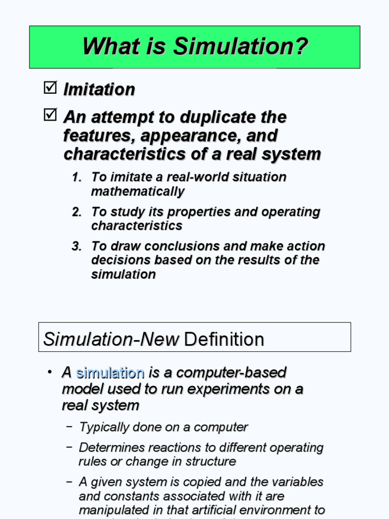 Simulation | PDF | Simulation | Scientific Method