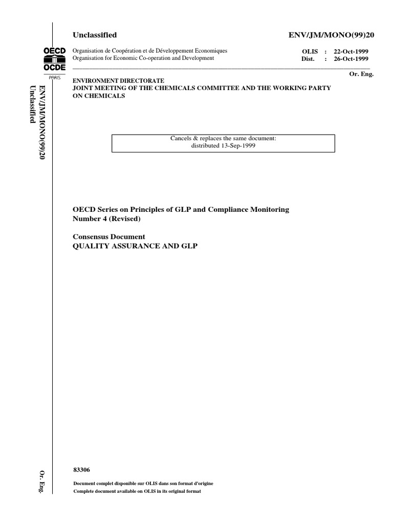 GLP&QA | PDF | Quality Assurance | Business