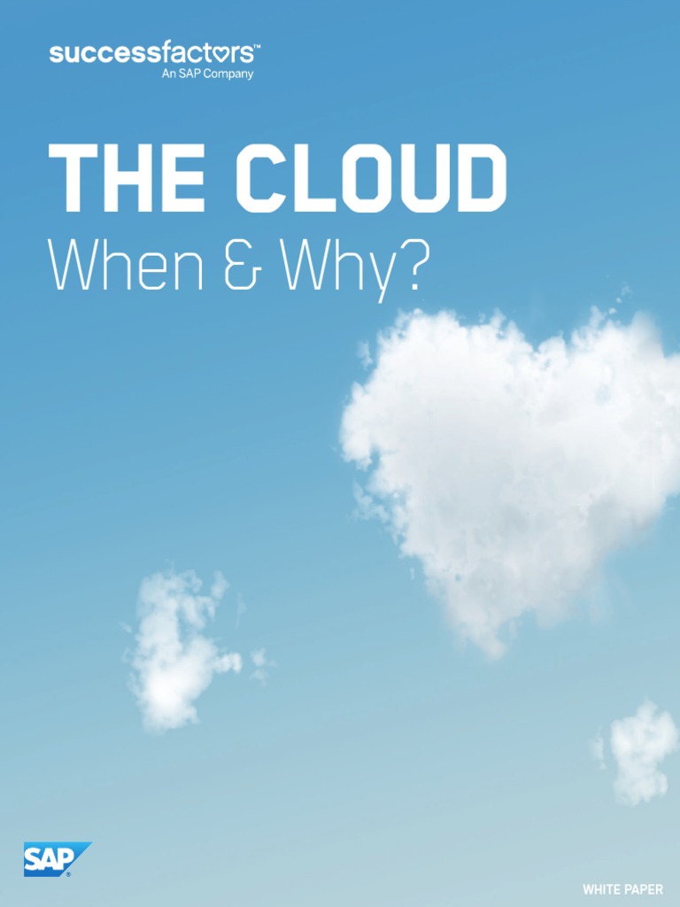 Cloud When and Why WP | PDF | Cloud Computing | Subscription Business Model