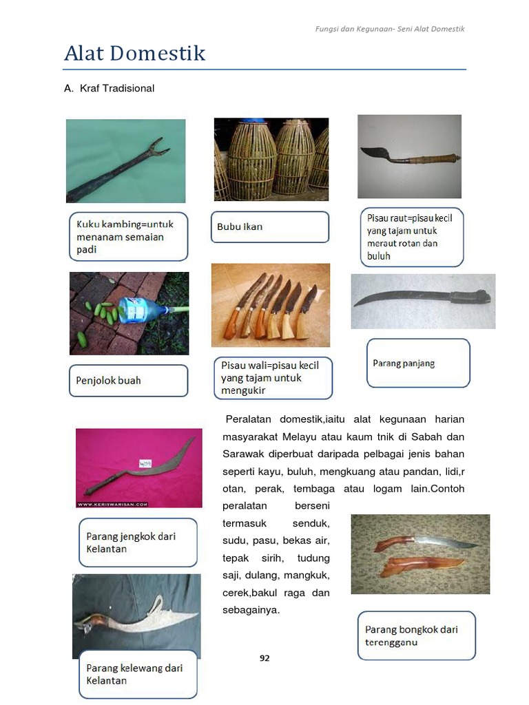 Fungsi Alat Domestik | PDF