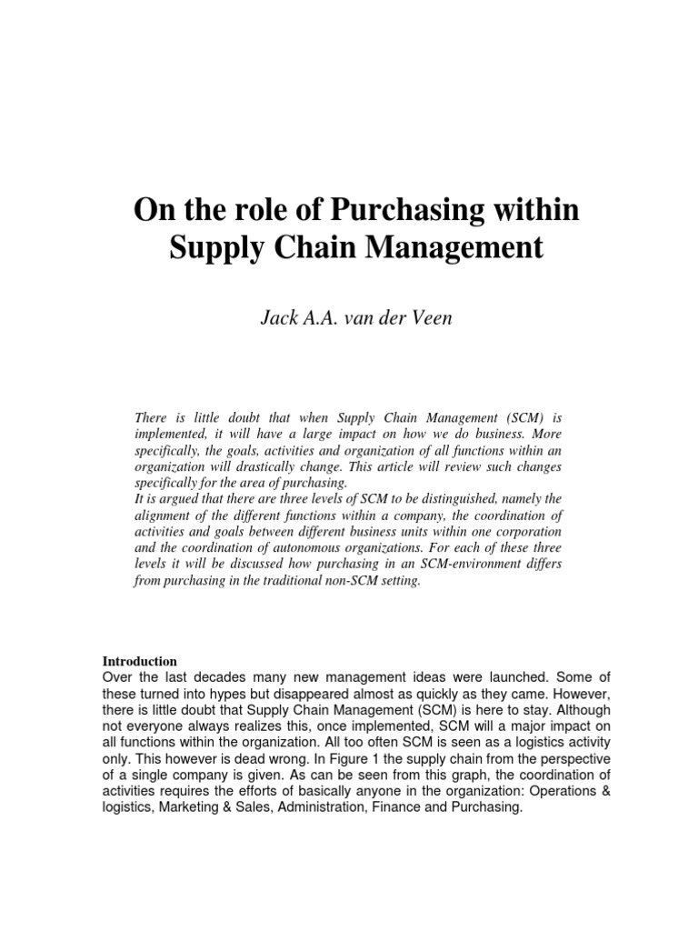 Logistics Management | PDF | Supply Chain Management | Supply Chain