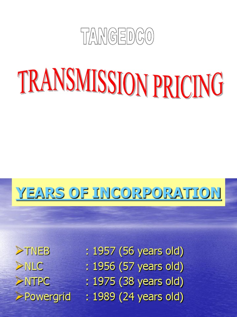 Transmission Pricing | Download Free PDF | Electric Power Transmission ...
