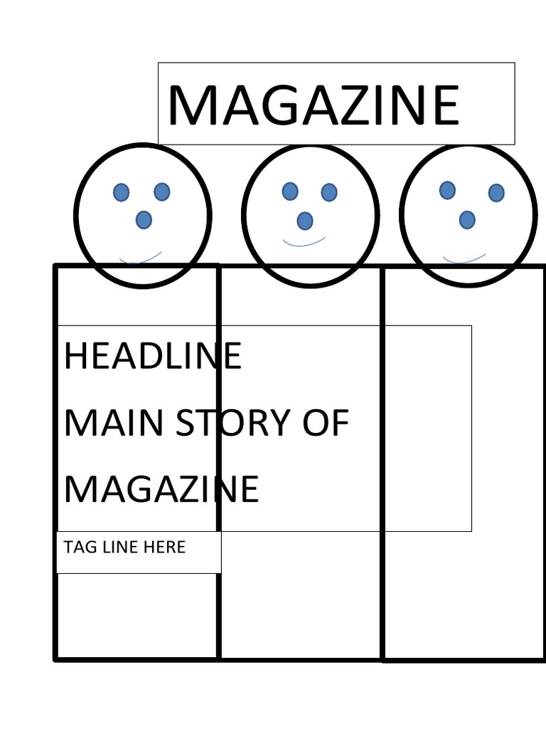 Free Magazine Flat Plan Template | PDF
