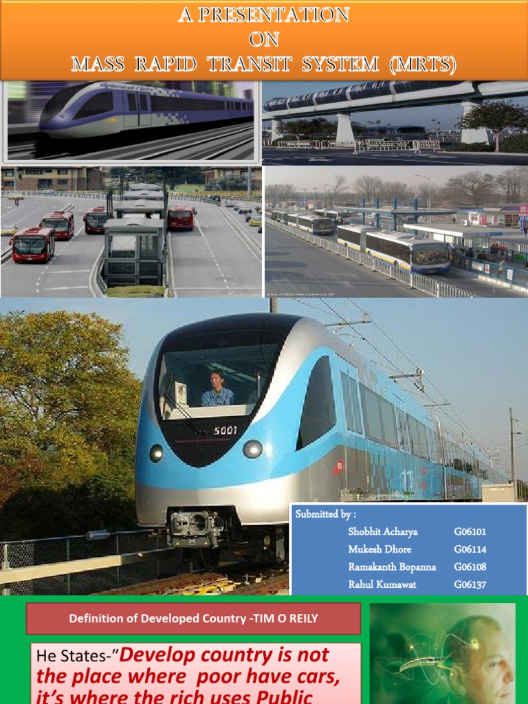 MRTS | PDF | Rapid Transit | Rail Transport