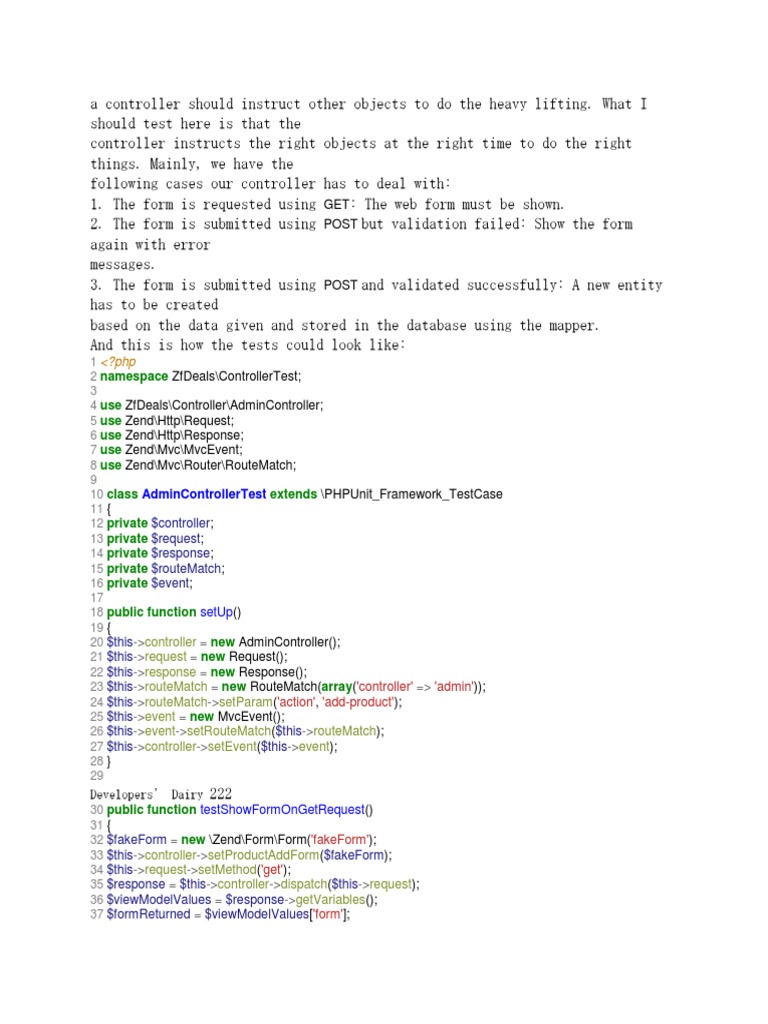 Namespace Use Use Use Use Use Class Extends Private Private Private Private Private Public ...