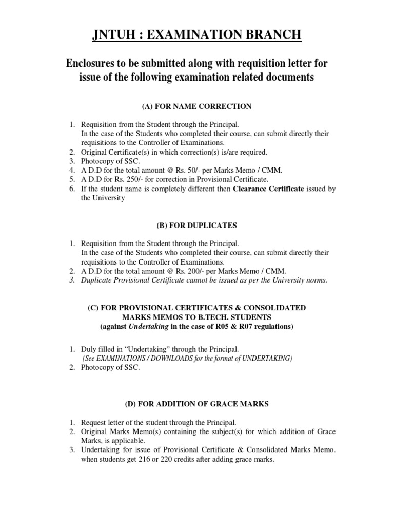 Jntuh | PDF | Test (Assessment) | Government