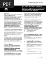 LOLER | PDF | Safety