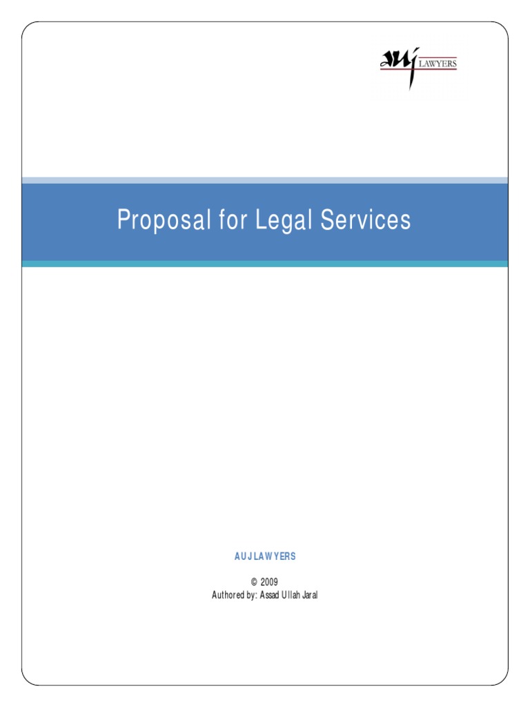 Proposal For Legal Services | PDF | Practice Of Law | Lawyer