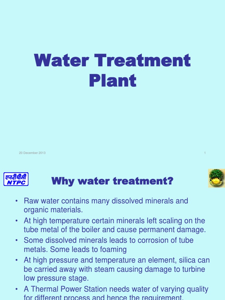 Water Treatment Plant.ppt | Water Purification | Water Treatment