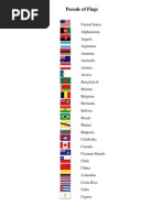 287 World Flags with Names List | PDF | Semiotics | Collecting