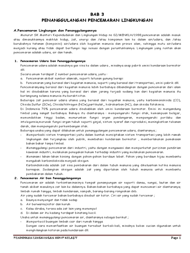 Bab 3 PLH KLS V2 | PDF