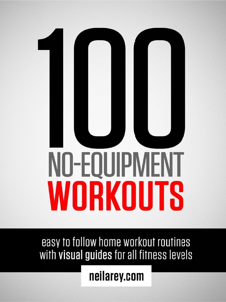 Free 100 No Equipment Workouts Lowresworkout | PDF