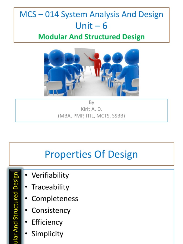 MCS-014 Unit 6 Modular and Structured Design | PDF | Modular Programming | Sequence