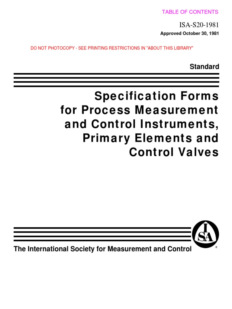 S-20A Specification Forms | PDF | Specification (Technical Standard ...