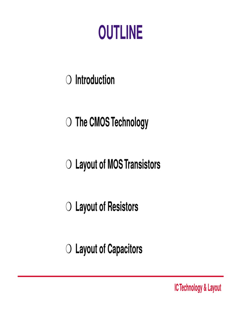 Analog Layout | PDF | Field Effect Transistor | Integrated Circuit