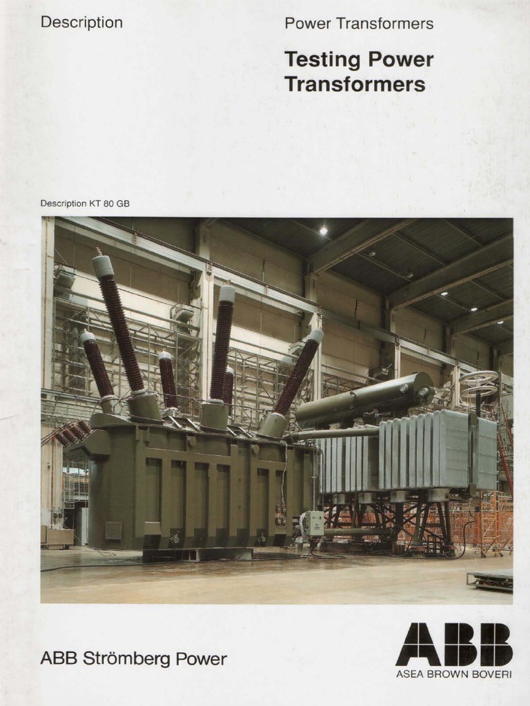 Testing Power Transformers | PDF | Transformer | Electrical Impedance