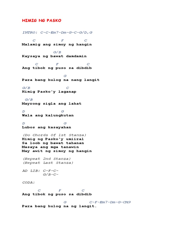 Himig NG Pasko | PDF