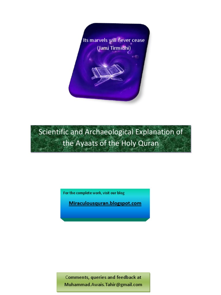 Surah Al A'araf (7:57) - Water Cycle, Weight of Clouds | PDF | Water ...