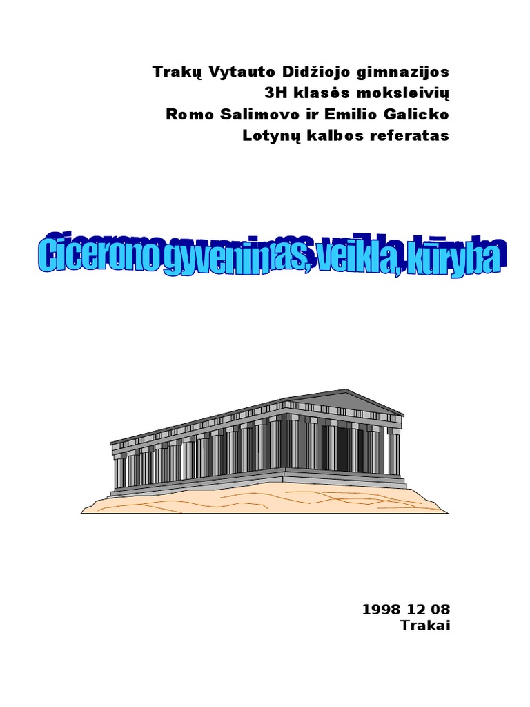 Ciceronas | PDF