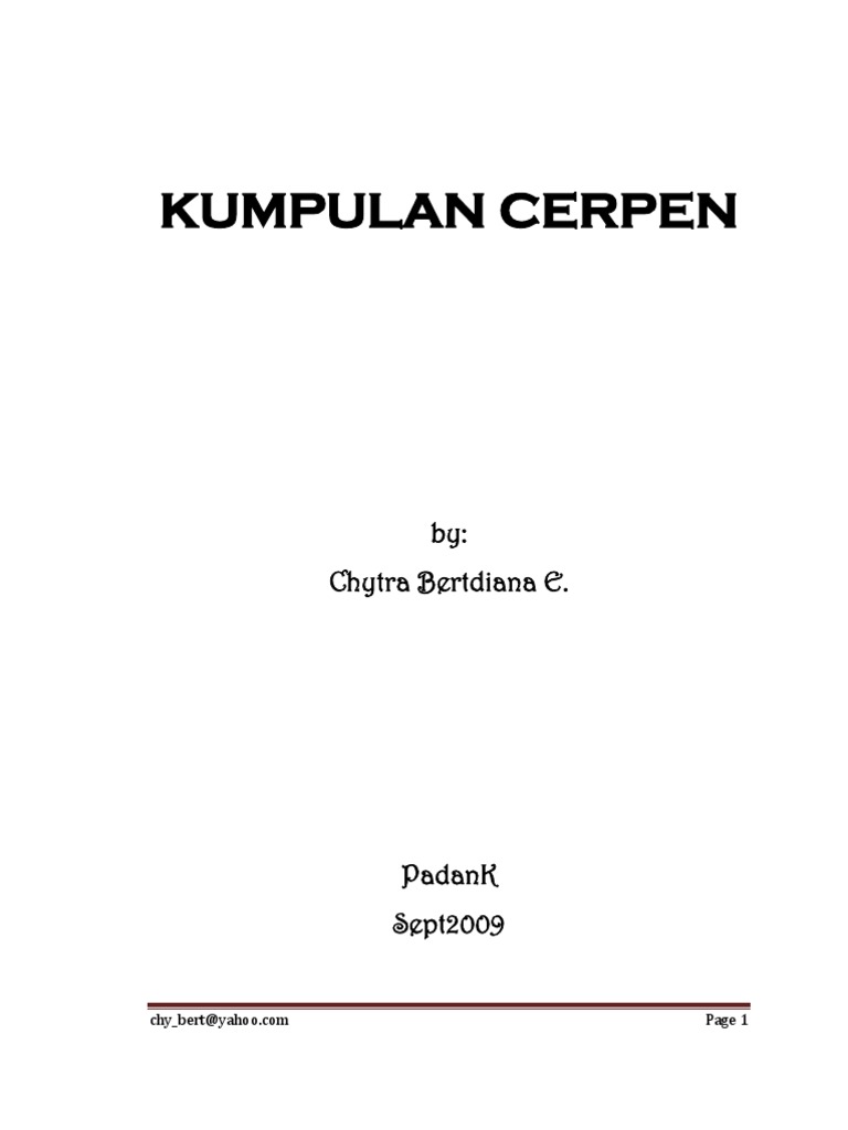 Kumpulan Cerpen | PDF