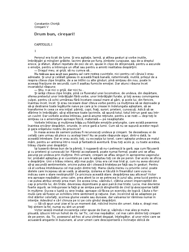 Ciresarii 5 | PDF