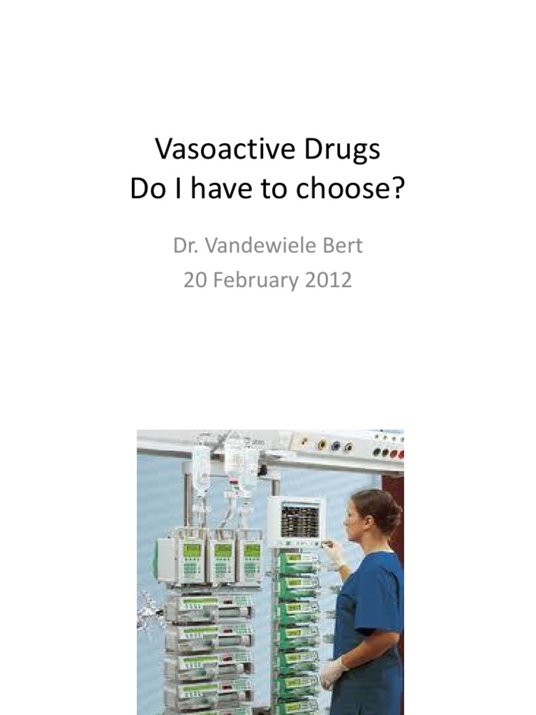 Vasoactive Drugs | Shock (Circulatory) | Vasodilation