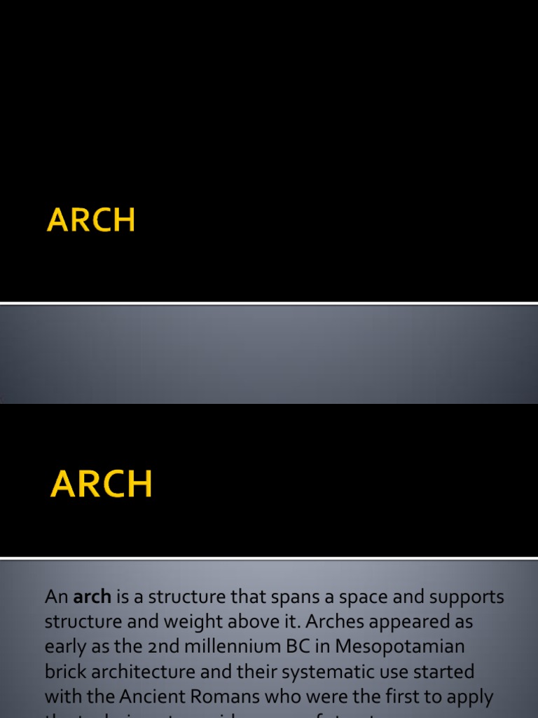 Arches PDF | PDF | Gothic Architecture | Architectural Design