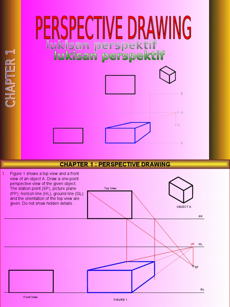 Chapter 1 - Perspective Drawing | PDF | Horizon | Perspective (Graphical)