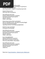Umaasa Lyrics and Meaning | PDF