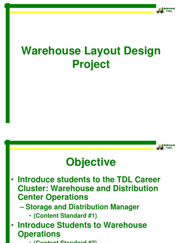 Warehouse Layout Design Project | PDF | Warehouse | Industries