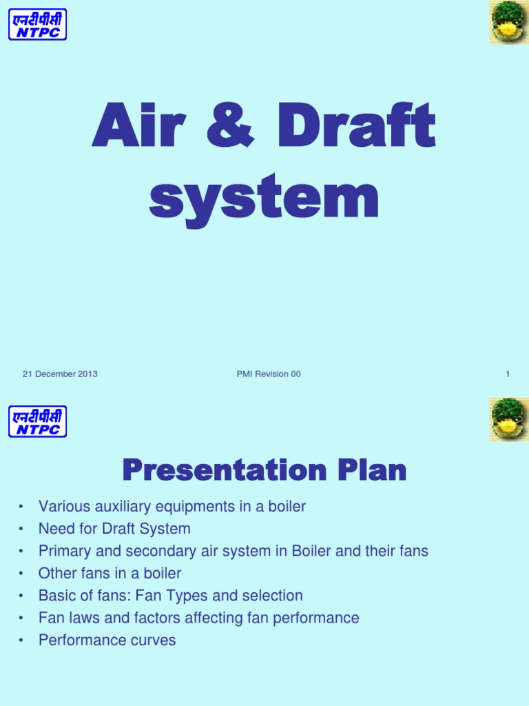 Air Draft System.ppt | Boiler | Turbine