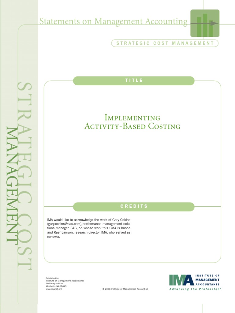 Activity Based Costing | PDF | Cost Accounting | Business Process