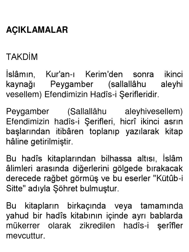 Kutubu Sitte 01.cilt | PDF