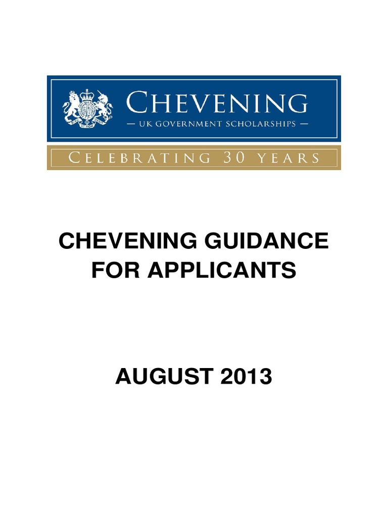 Chevening Scholarship | PDF | Postgraduate Education | Further Education