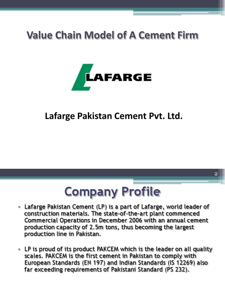 Cement Industry Value Chain Analysis | PDF | Cement | Warehouse