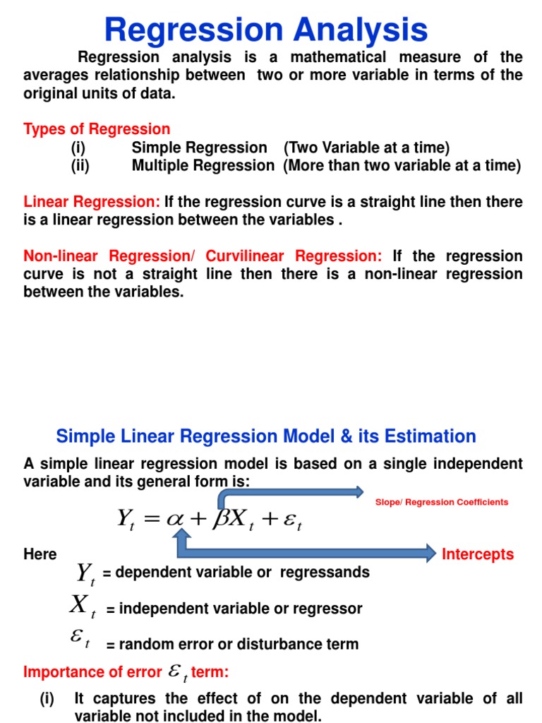Regression Analysis | PDF | Regression Analysis | Correlation And Dependence