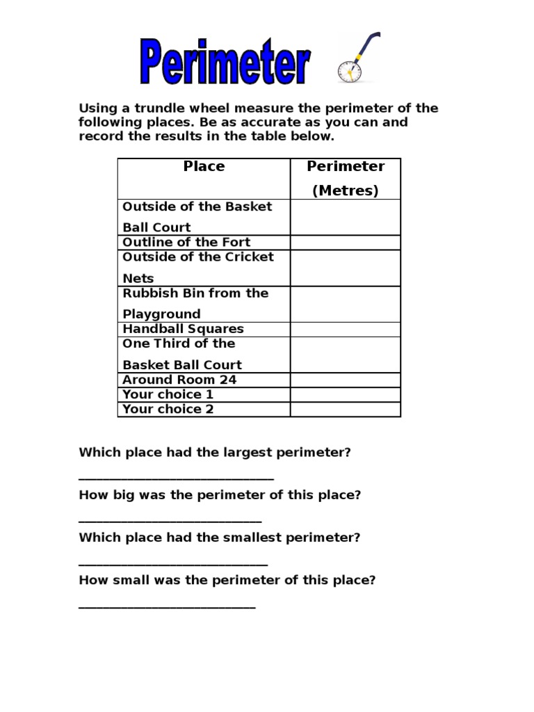 Practical Measuring Activities | PDF
